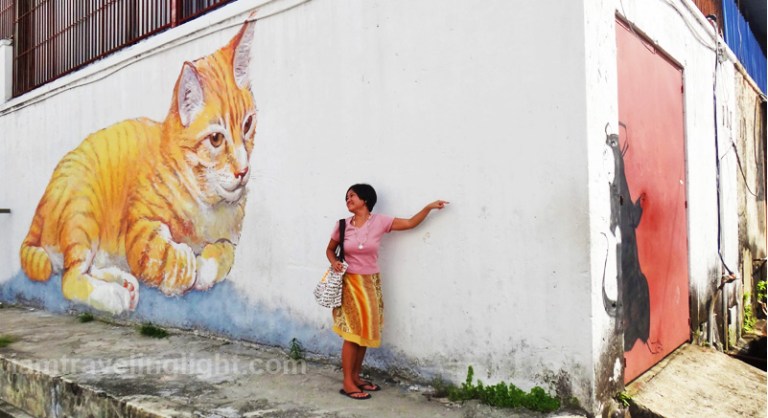 IN PHOTOS: The Cute Cats of Penang in Street Art | Traveling Light